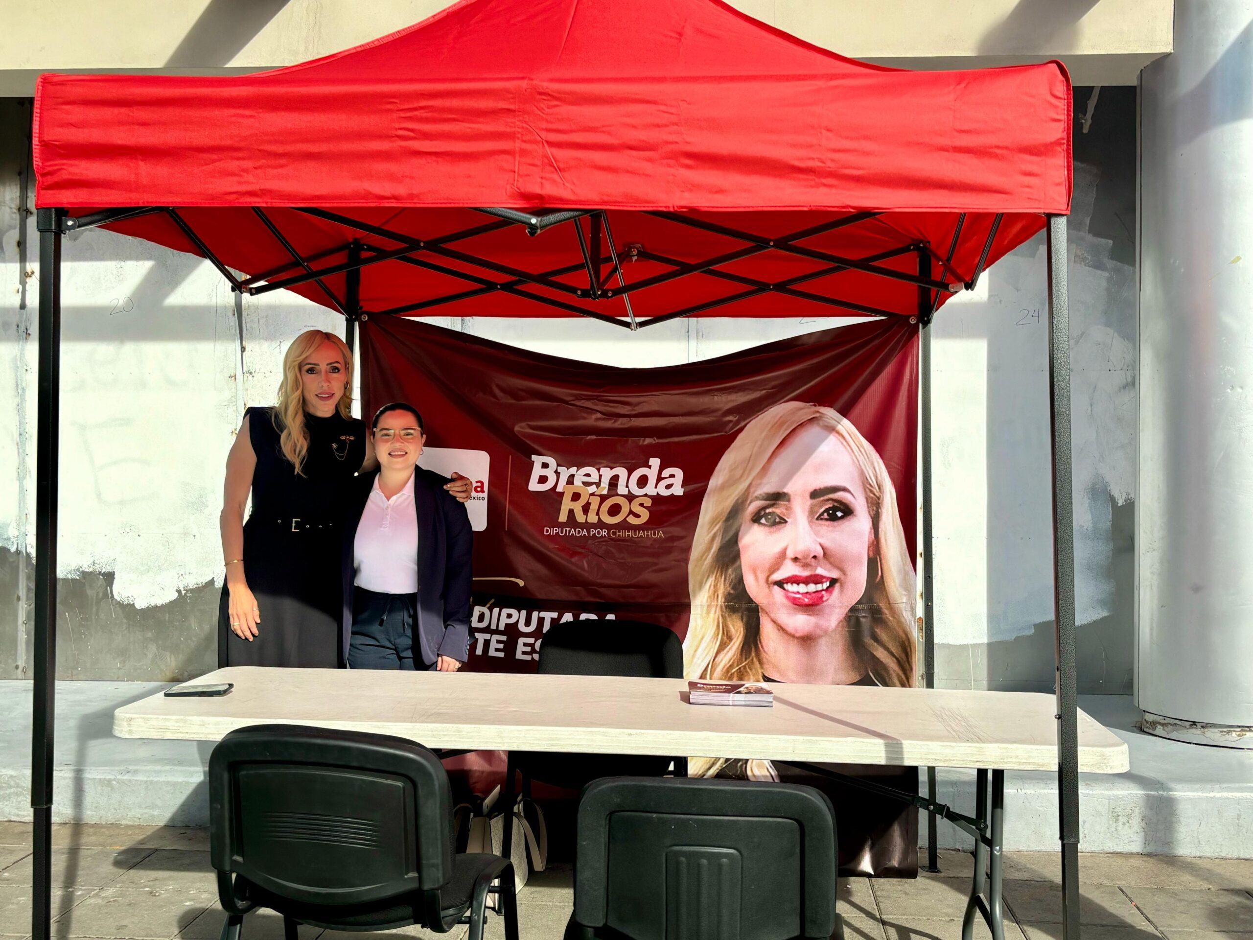 Diputada Brenda Ríos instala carpa de gestión ciudadana afuera del ...